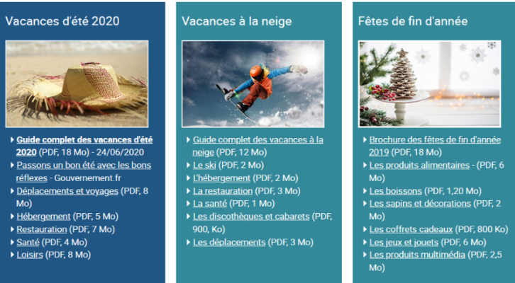 GUIDES des VACANCES 2020 - Passez des vacances sereines